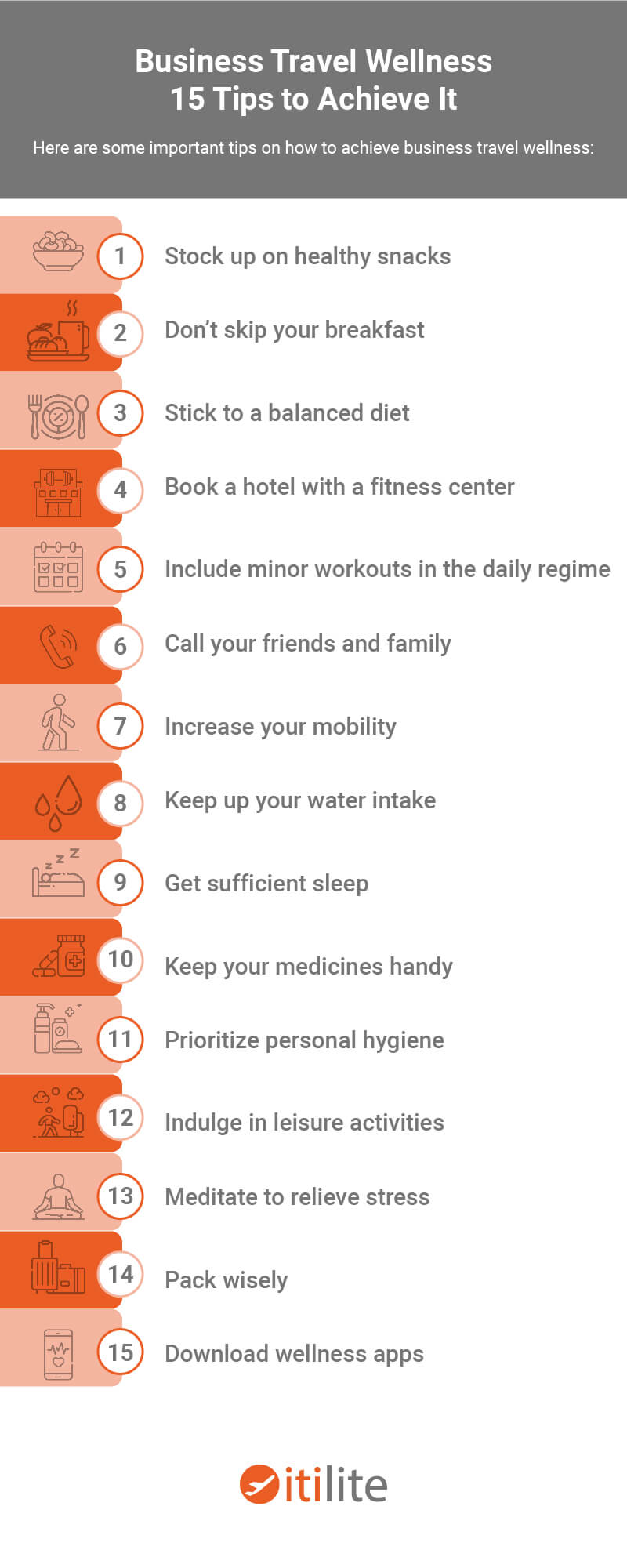 Business Travel Wellness: 15 Tips to Achieve It | ITILITE