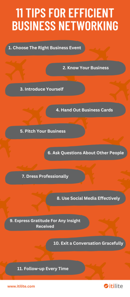 11 Tips for Efficient Business Networking 11 Tips for Efficient Business Networking