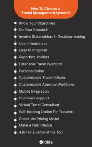 Choose the Best Travel Management System | ITILITE