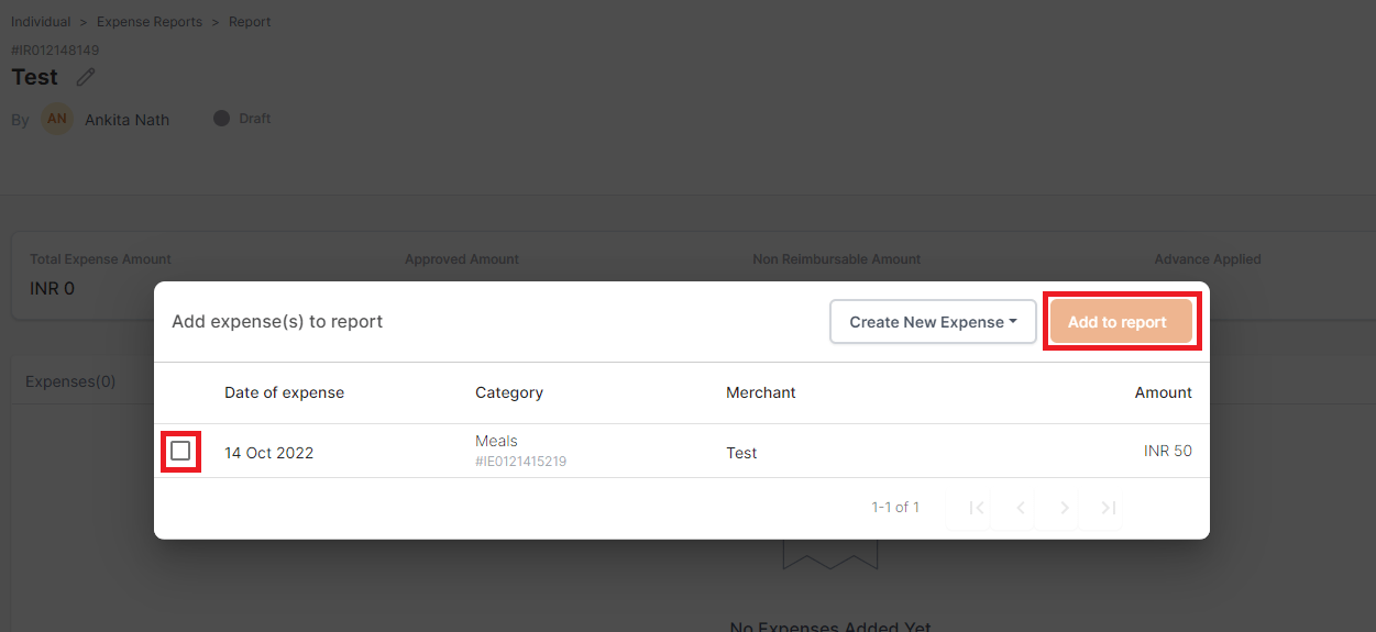 How to submit an expense report?