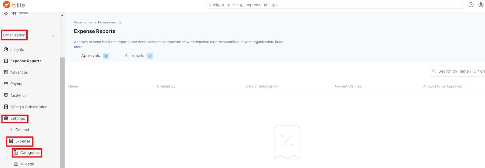 How to map GL codes to each category?