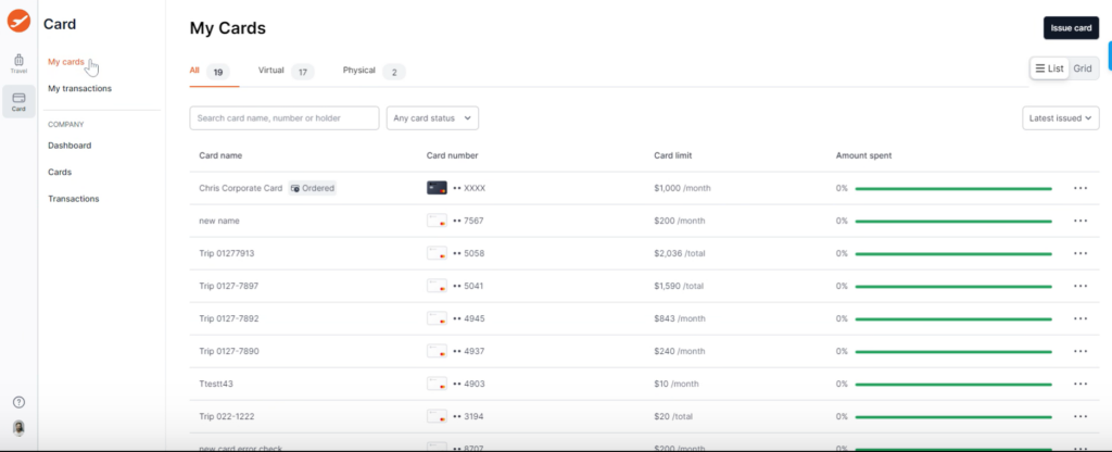 How to activate a physical card?